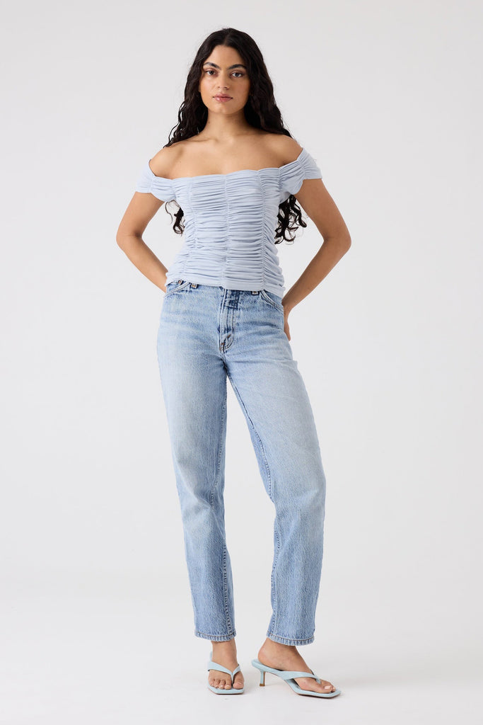 Dominique Healy - Jolene Tee, Ice Blue Jersey – Trouble & Fox ...