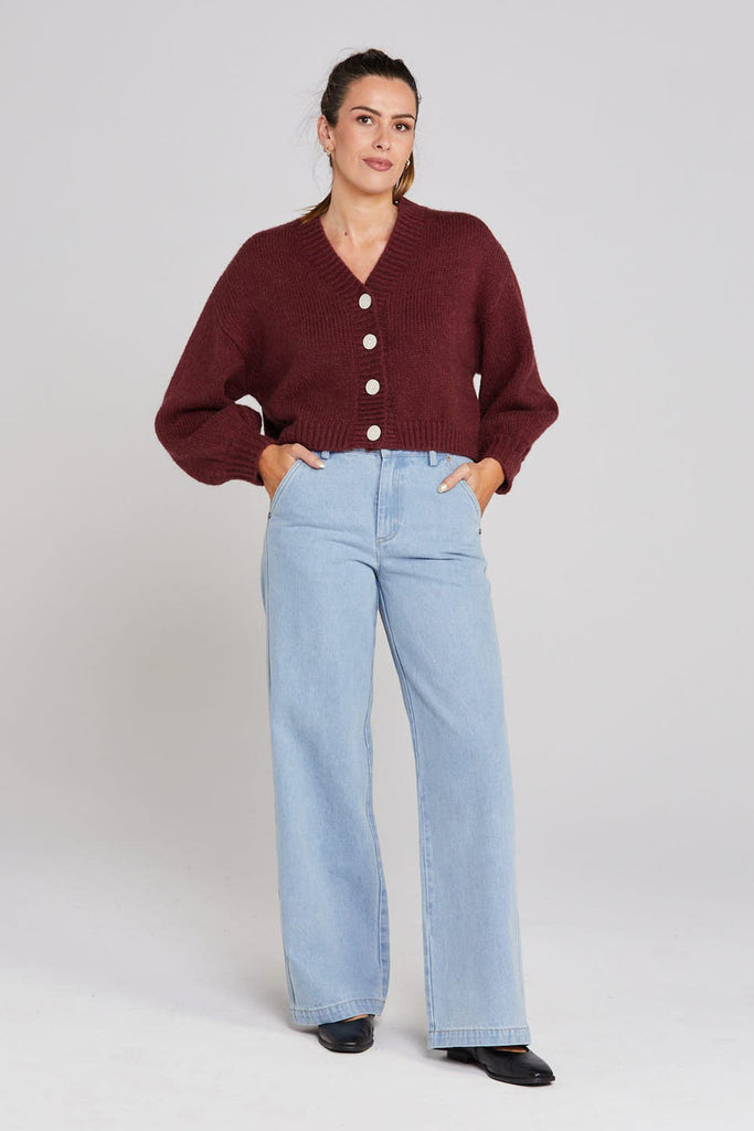 Thing Thing - Huddle Cardigan, Winter Rouge – Trouble & Fox | Boutique ...